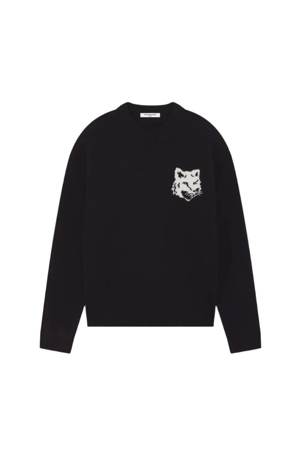 MAISON KITSUNÉ Fox Head Intarsia Comfort Jumper – VIBE TWLV